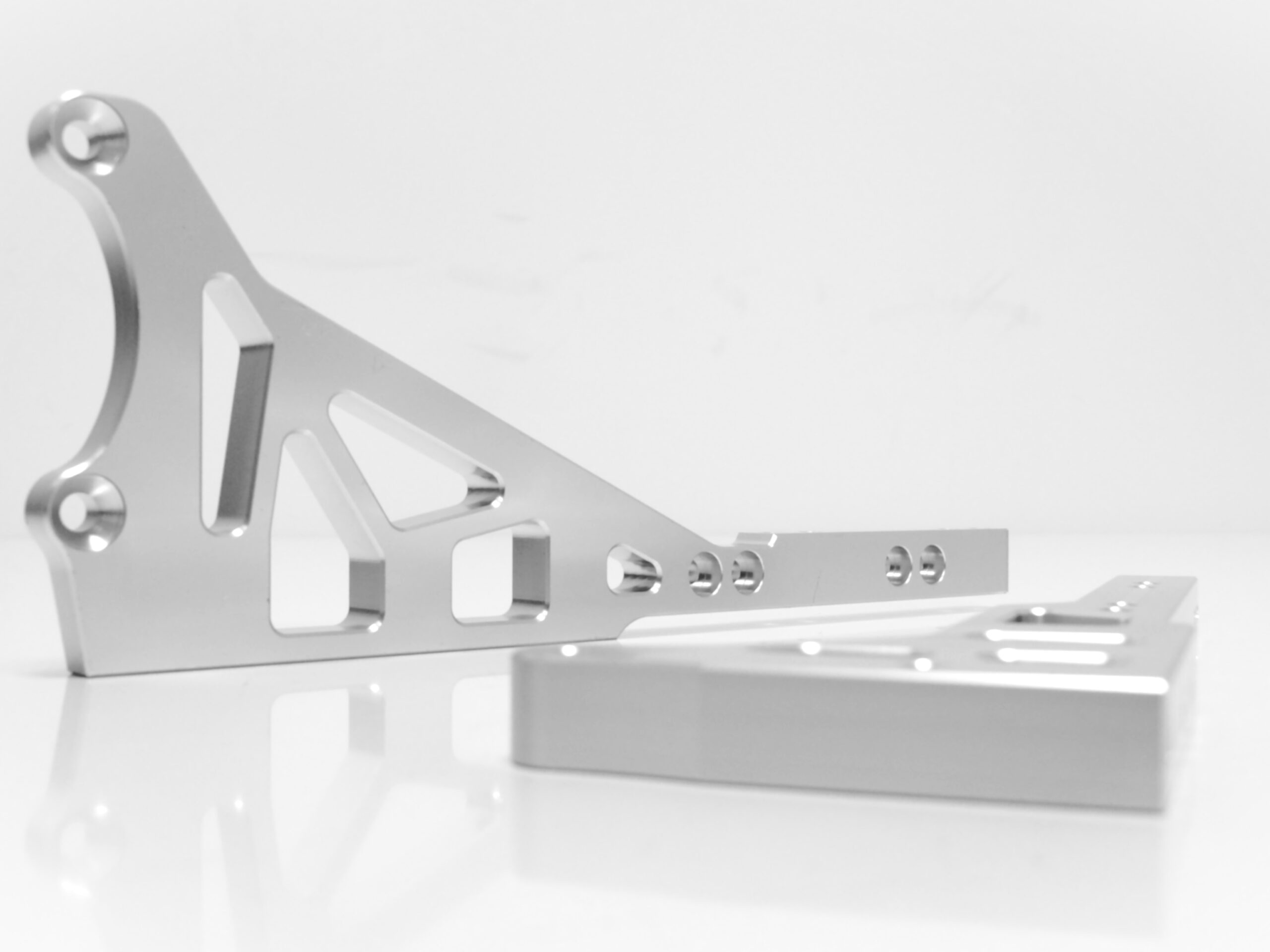 Challenger Billet Aluminum Left and Right Side Chassis Braces, Supports ...