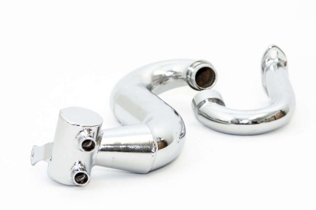 Primal RC Dragster Tuned Steel Exhaust Pipe Fits 1/5 Rovan, ROFUN Baja ...