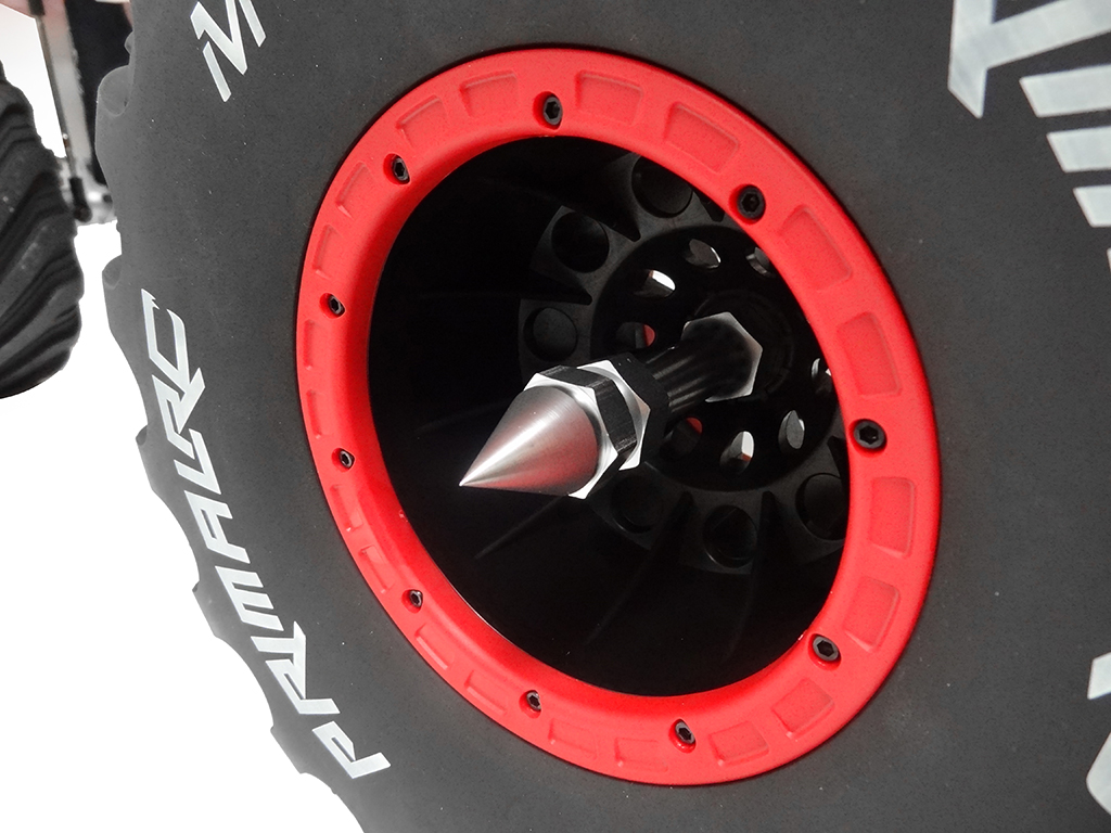 Raminator Monster Truck Red Pointed Wheel Nut Extender Kit – Primal RC – UK