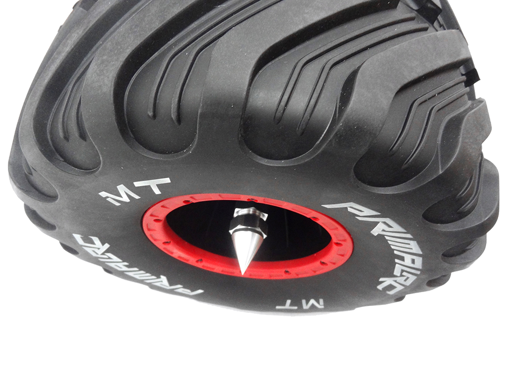 Raminator Monster Truck Red Pointed Wheel Nut Extender Kit – Primal RC – UK
